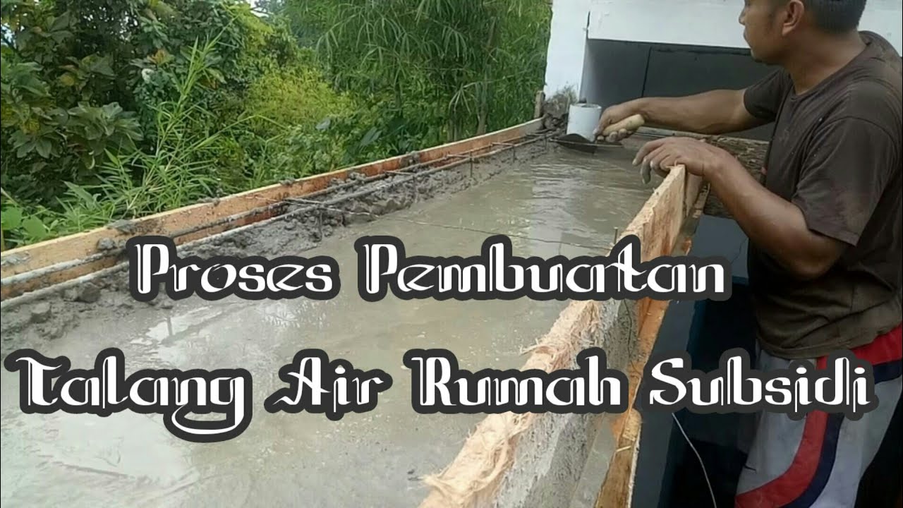 Renovasi dapur Cor Talang Air || Rumah Subsidi - YouTube