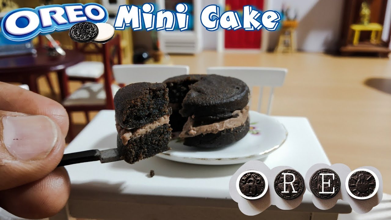MINIATURE OREO CAKE | Part #2 | Mini OREO cake & cupcakes 🍩 - YouTube