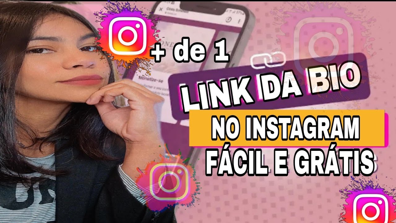 como colocar vários links na bio do INSTAGRAM? GRÁTIS, RÁPIDO e Simples ...