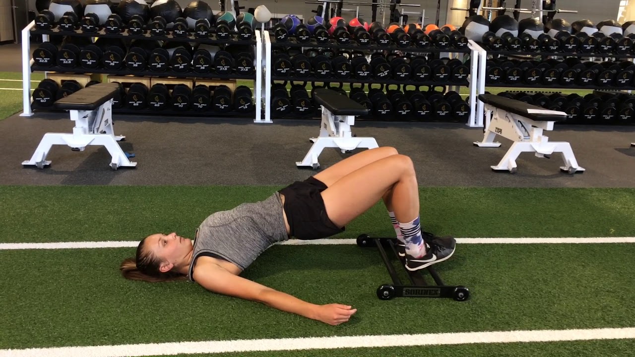 Tempo controlled hamstring curl - YouTube