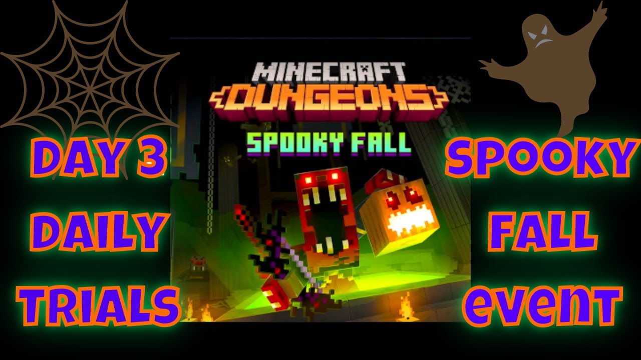 Minecraft Dungeons Spooky Fall Trials - Apocalypse Plus - Halloween ...
