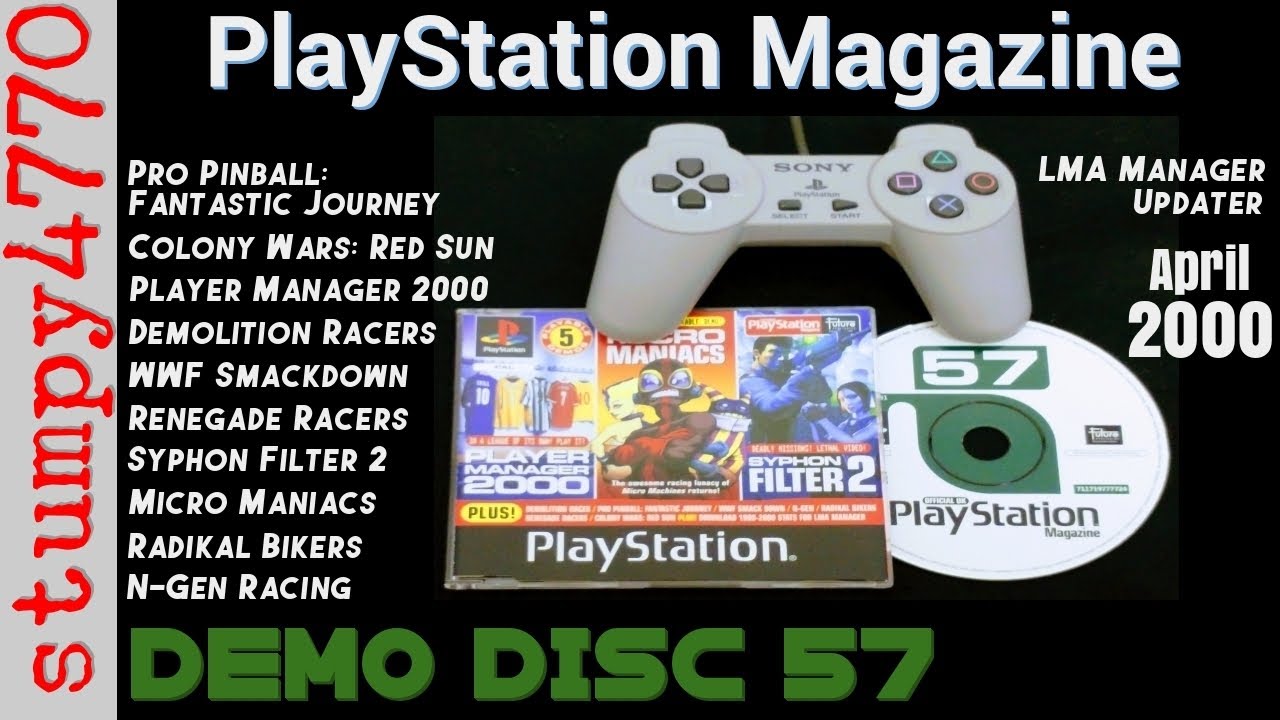 Official PlayStation Magazine: Demo Disc 57, April 2000. - YouTube