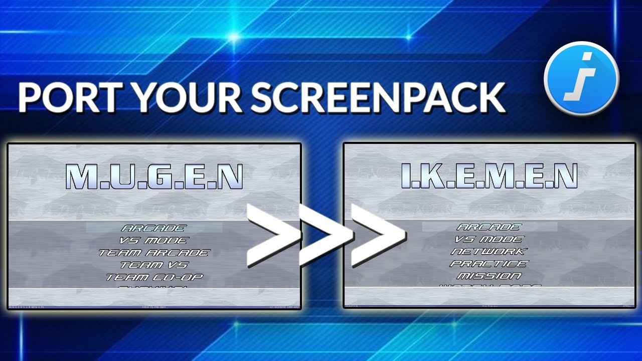 🗒️ Cómo PORTEAR un SCREENPACK/FULL GAME de MUGEN al IKEMEN GO [Tutorial ...