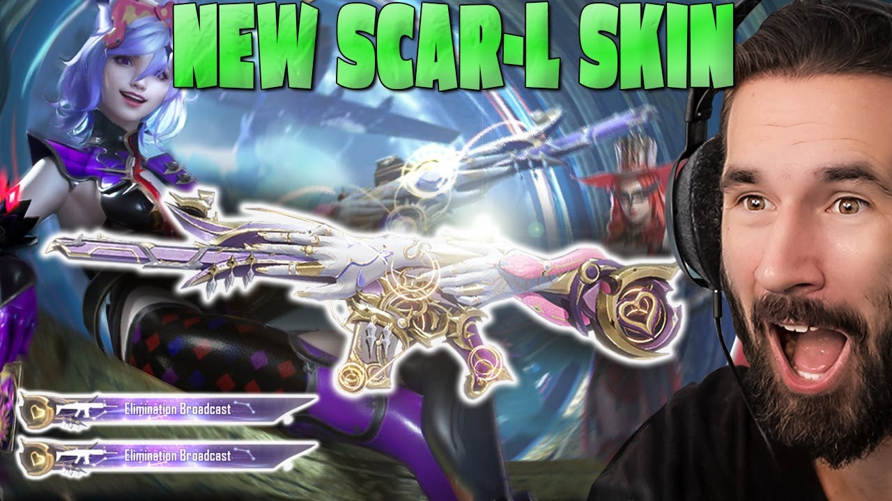 Opening *NEW* UPGRADABLE SCAR-L Skin In Fool's Blessing Spin 🔥 PUBG ...