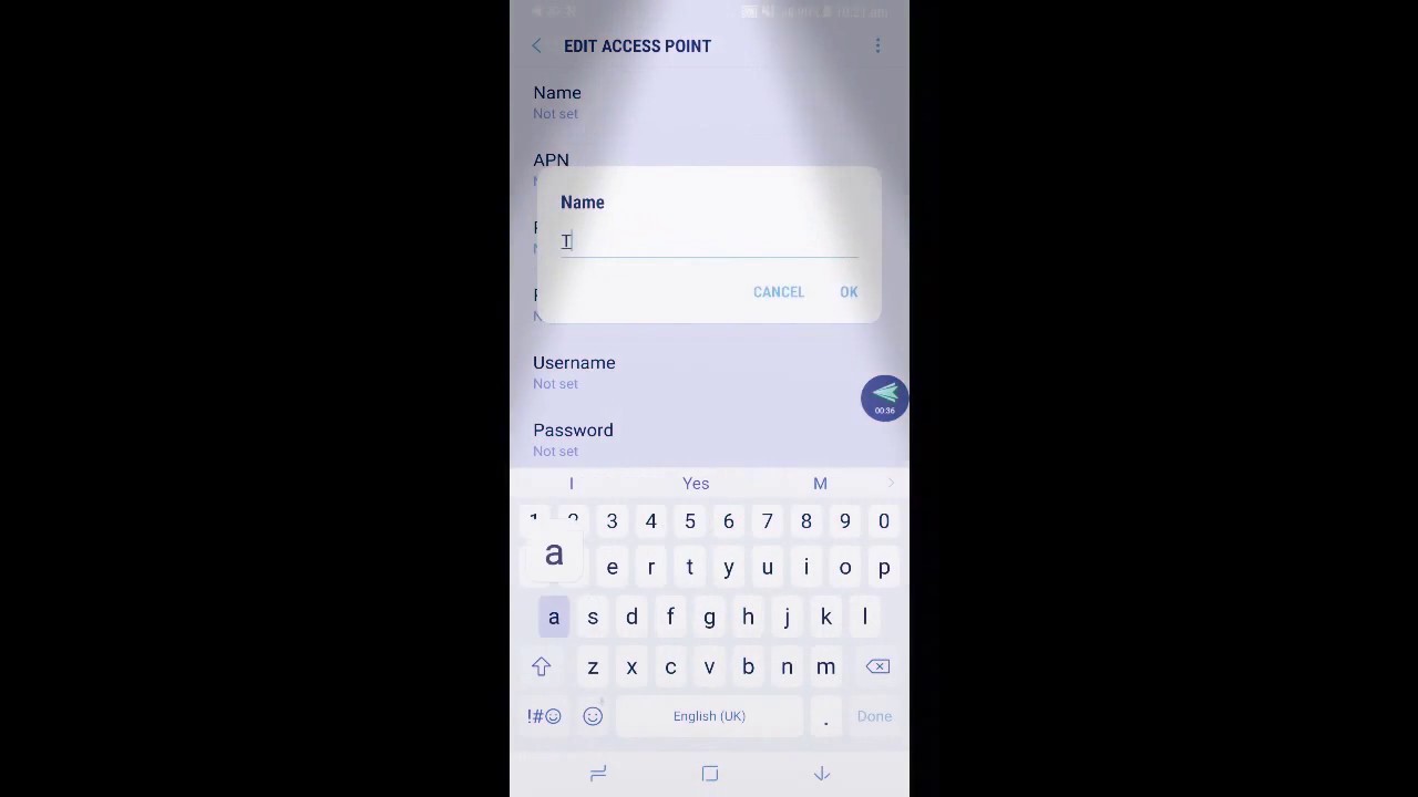 APN setting for TashiCell network in android phone - YouTube