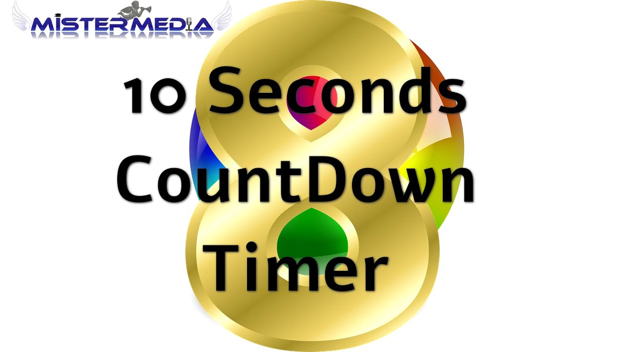 10 Seconds Gold Countdown timer - Royalty Free - YouTube