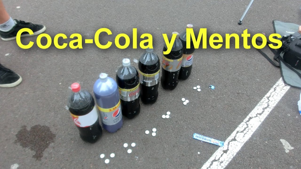 🚀Coca-Cola y Mentos "Cohete casero" - YouTube