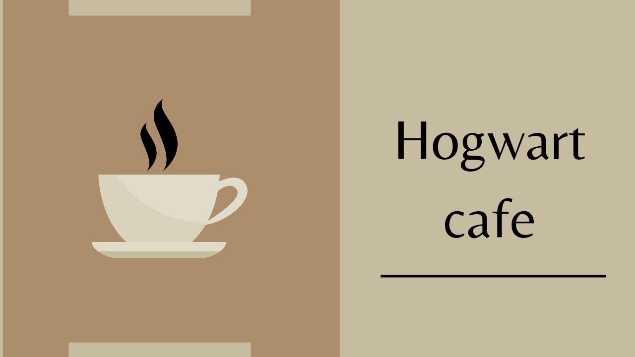 Hogwarts Cafe menu #html #css - YouTube