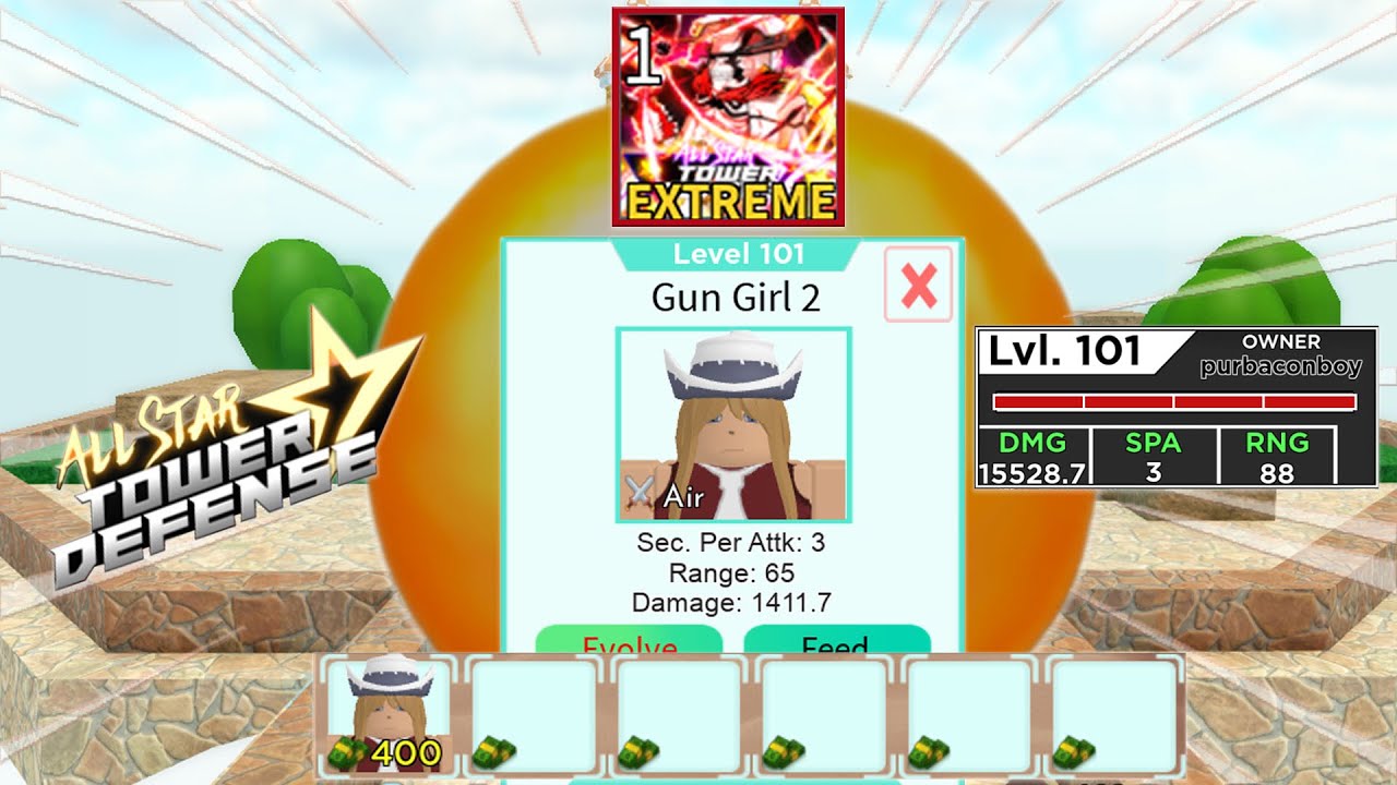 Level 101 Gun Girl 2 (Liz) Beating Trial 3 Extreme | Dungeon Unit ...