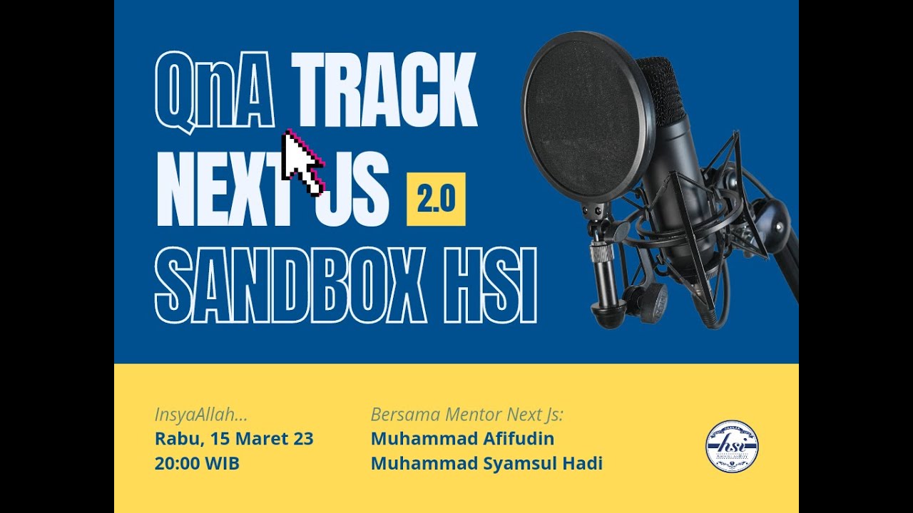 QnA SandboxHSI Track Next.Js - YouTube