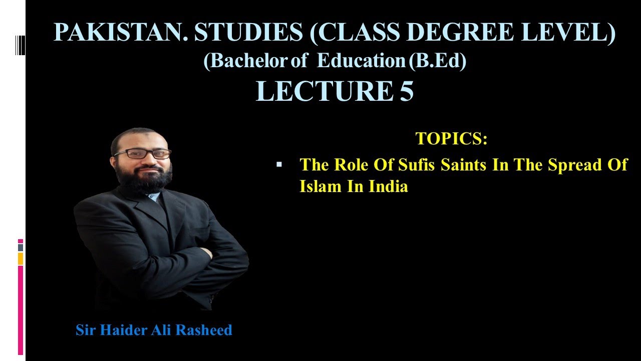Pakistan.Studies Lecture 5 Class B.Ed - YouTube