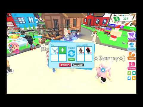 TRADING FROST DRAGONS! In Adopt Me! - YouTube