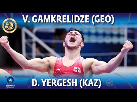 Vladimeri Gamkrelidze (GEO) vs Daulet Yergesh (KAZ) - Final // U23 World Championships 2022 // 79kg