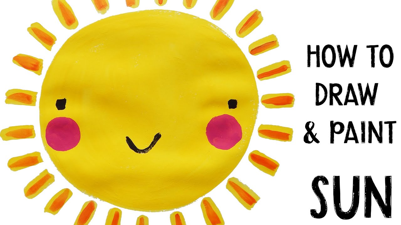 SUNSHINE PAINTING FOR KIDS [Fun Art Lessons Toddlers Preschoolers ...