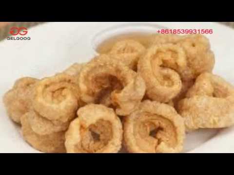 Crispy Chicharon Frying Make Machine Pork Rinds Frying Machine - YouTube