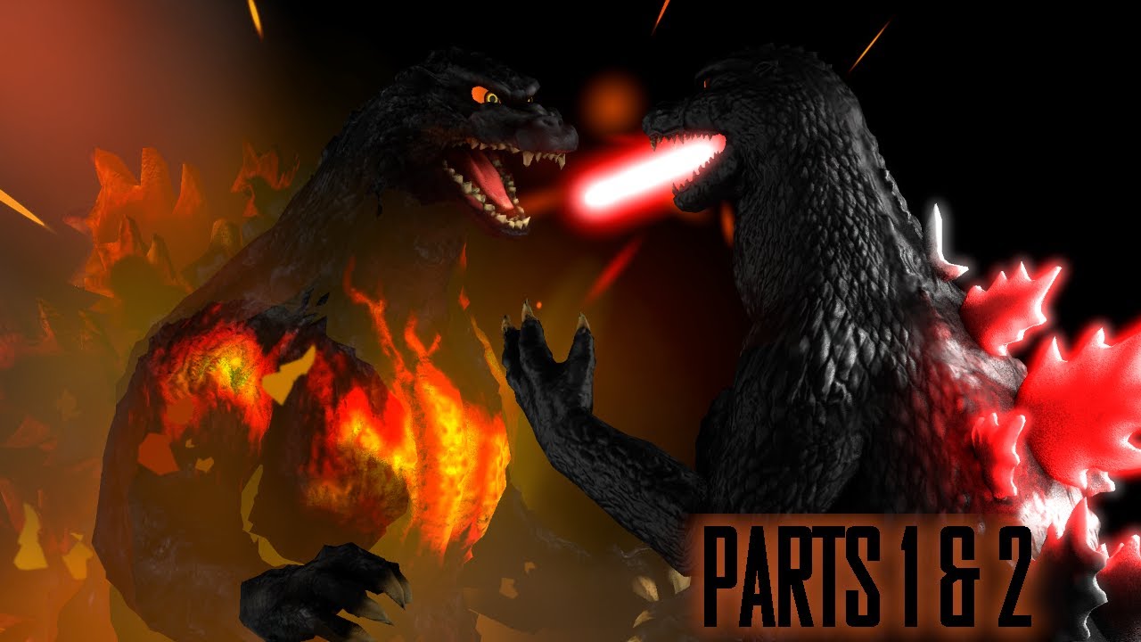 Godzilla Final Wars vs Heisei Godzilla (parts 1 & 2) [SFM] - YouTube