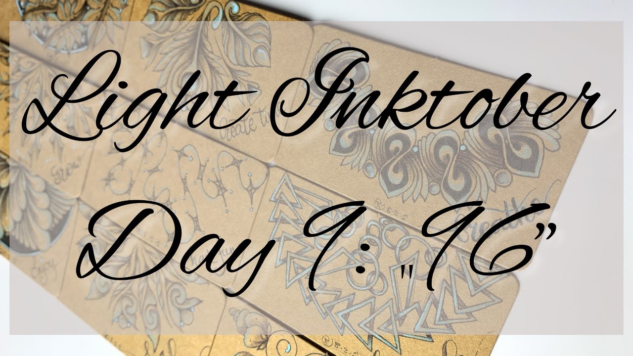 Day 9 of Light Inktober: pattern 96 - YouTube