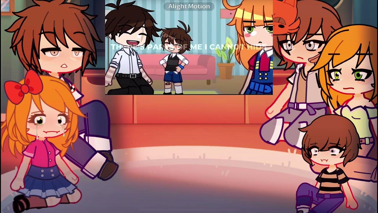 I Past Aftons React To Their Future I Part 1/5 Elizabeth Afton I FNAF - YouTube