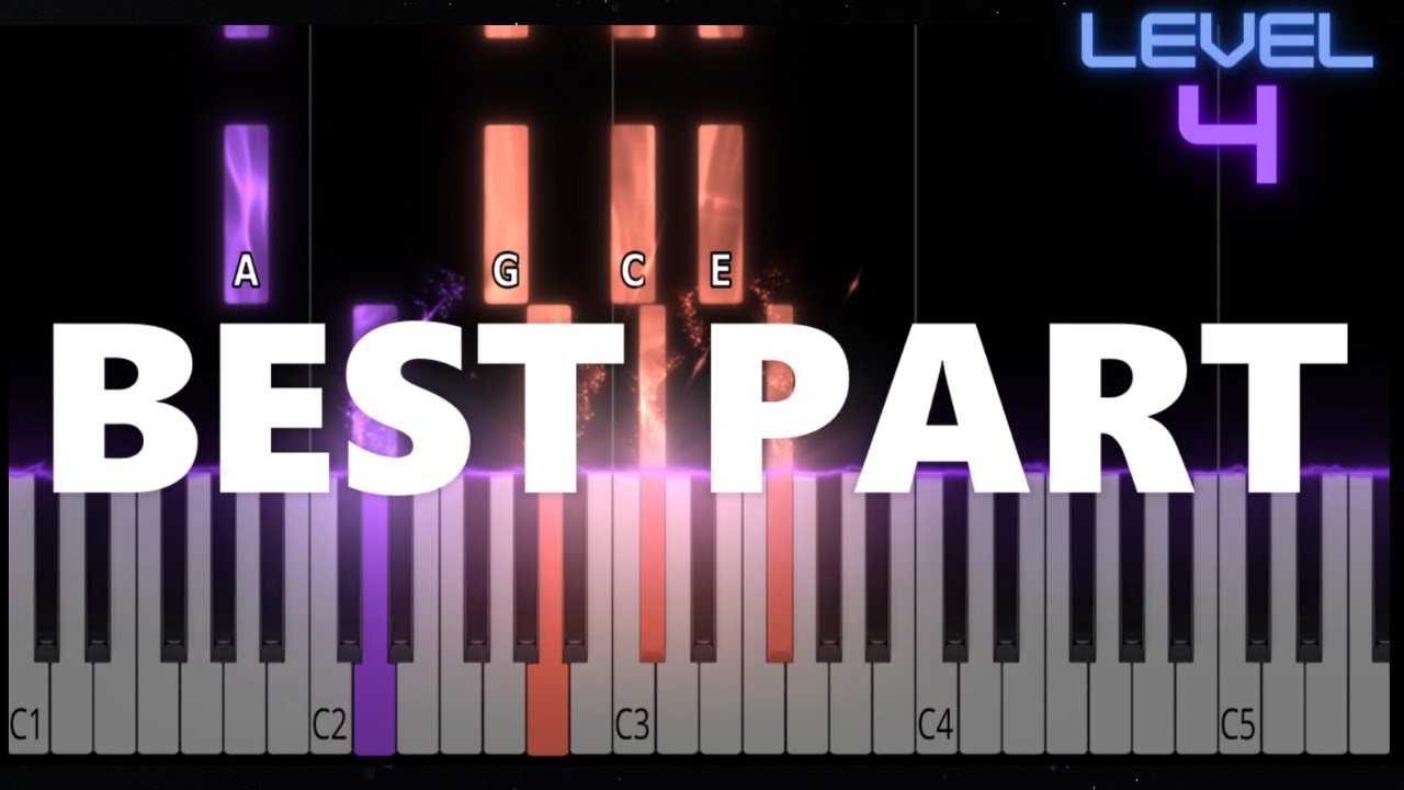 Best Part - Daniel Caesar - ADVANCED Piano Tutorial - YouTube