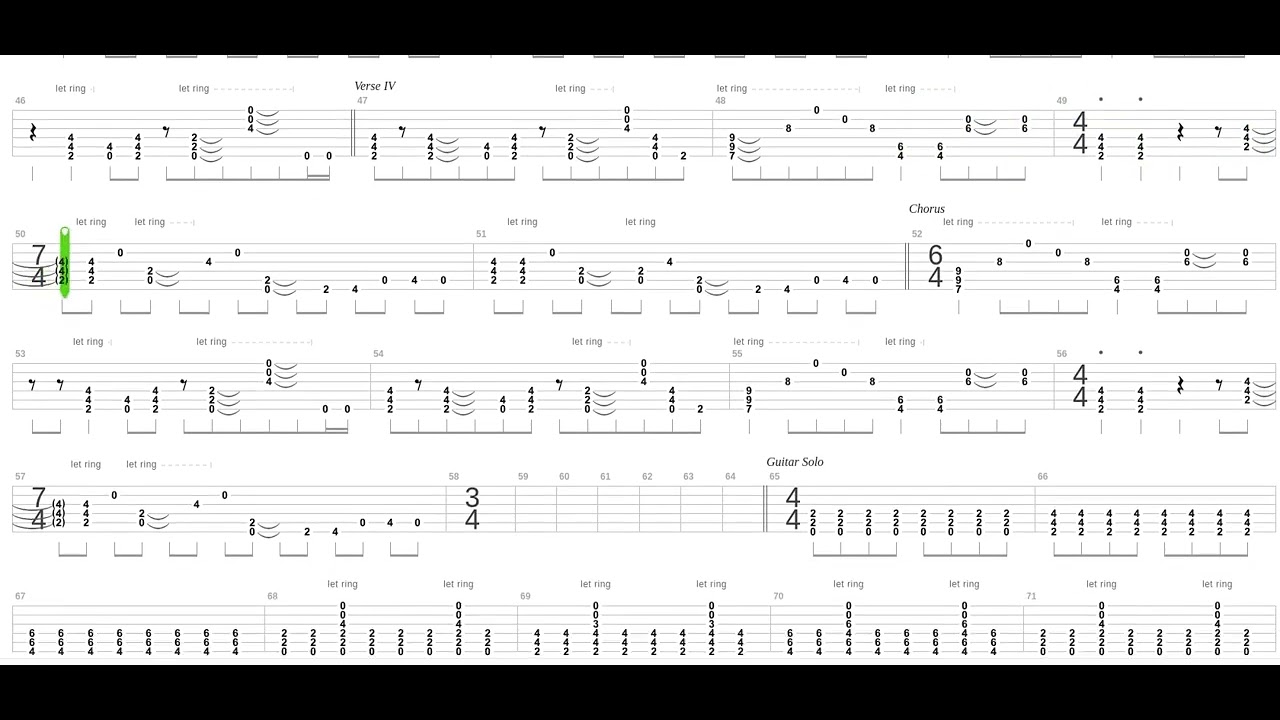 Limelight Tab by Rush + Guitar only + Guitar tab - YouTube