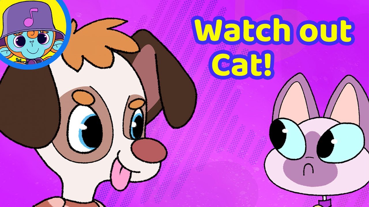 WATCH OUT CAT! 🐱😧🎶 | Hugo Monkey 🐵💙 | Preschool Play Along 🤩 | Nursery ...