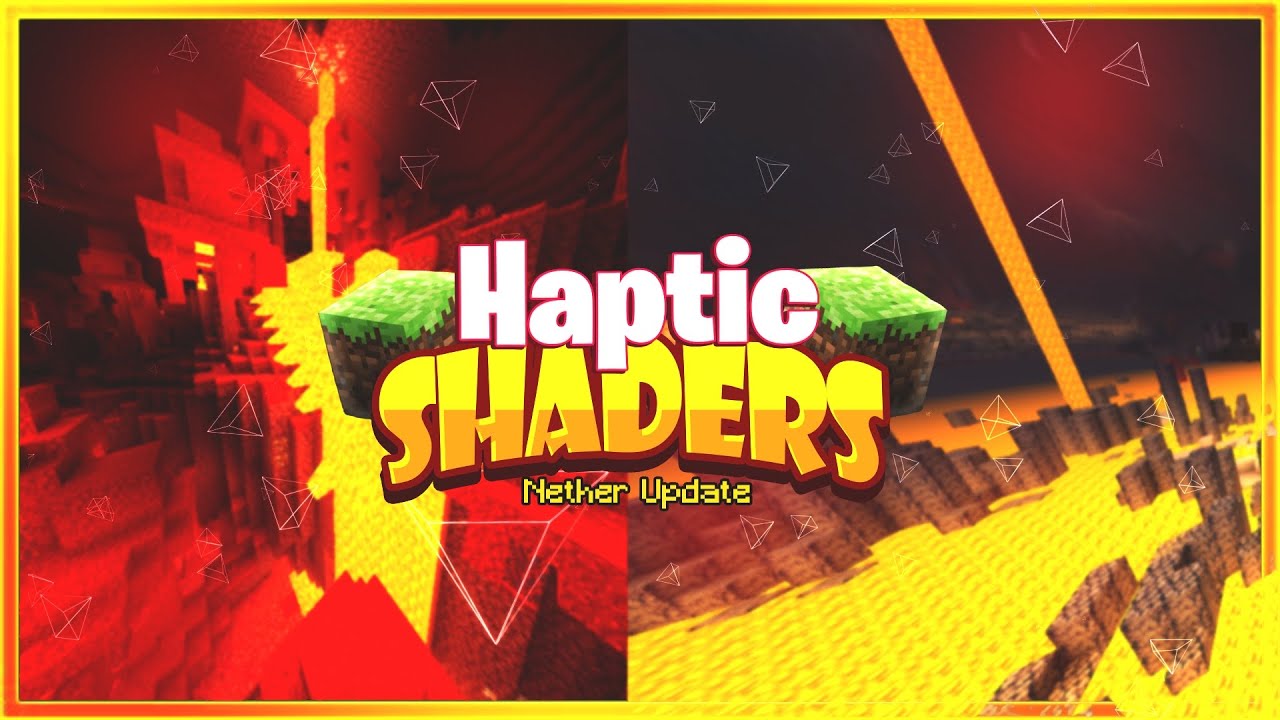 Haptic Shaders | Minecraft Pe 1.16 Nether Update - YouTube