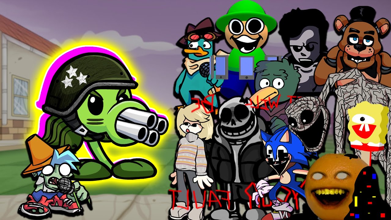 Bad Bash Remix Vs Plants vs Rappers-But Different Characters Sing It🎵 ...