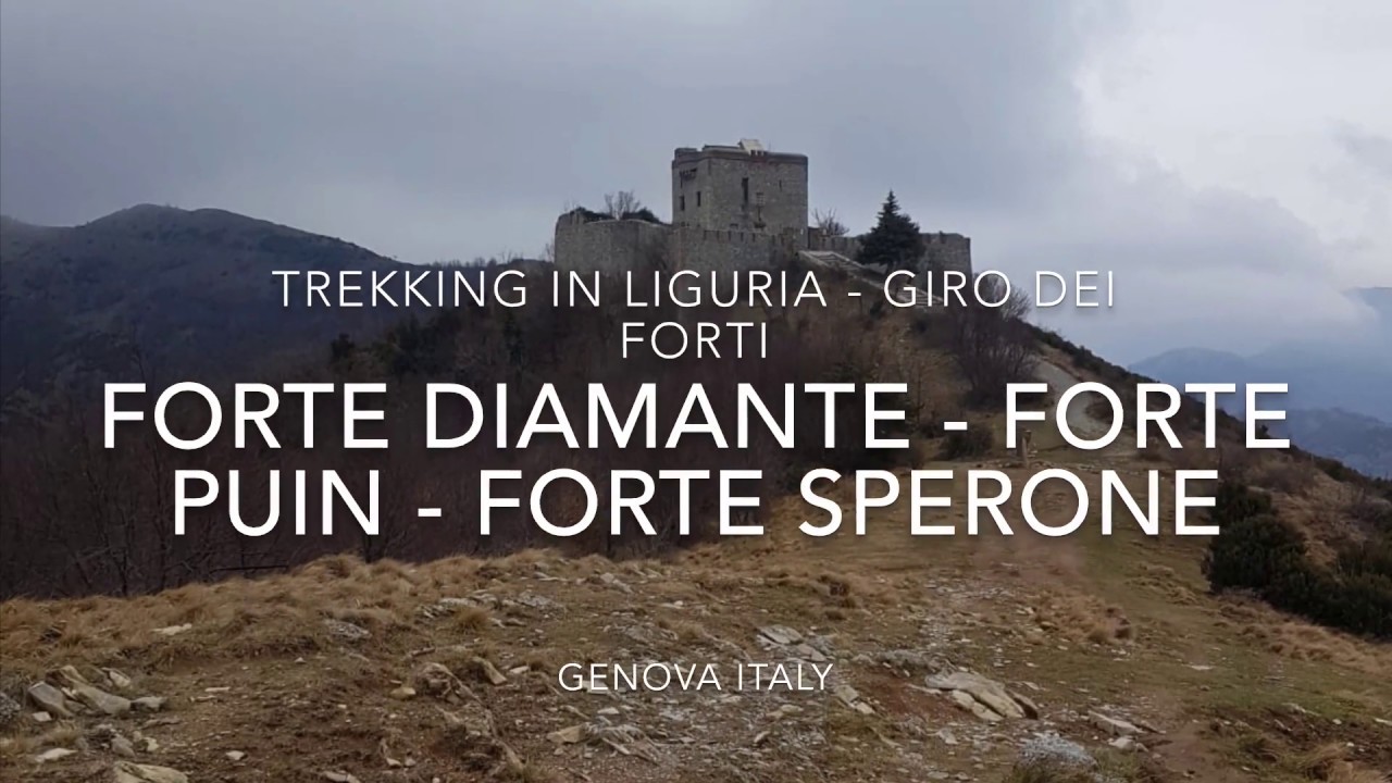 Trekking in Liguria - Giro dei Forti - Forte Diamante - Forte Puin ...