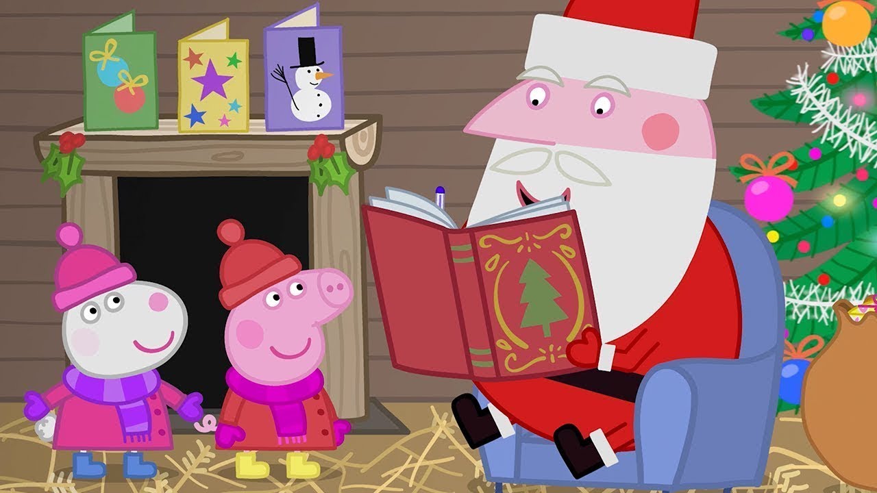 Peppa Pig Meets Santa! - YouTube
