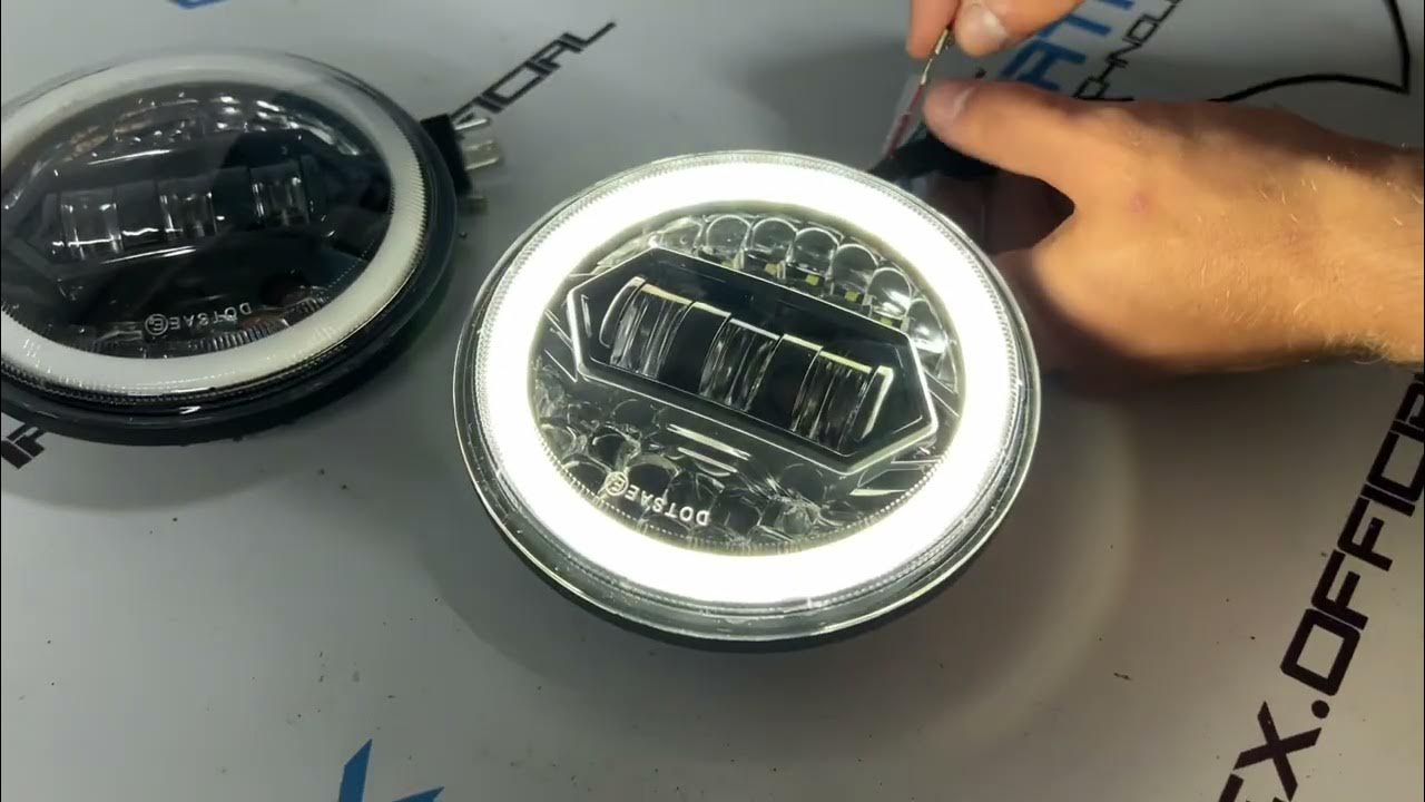 Передние фары на ВАЗ 2106 и BMW E34 светодиодные - YouTube