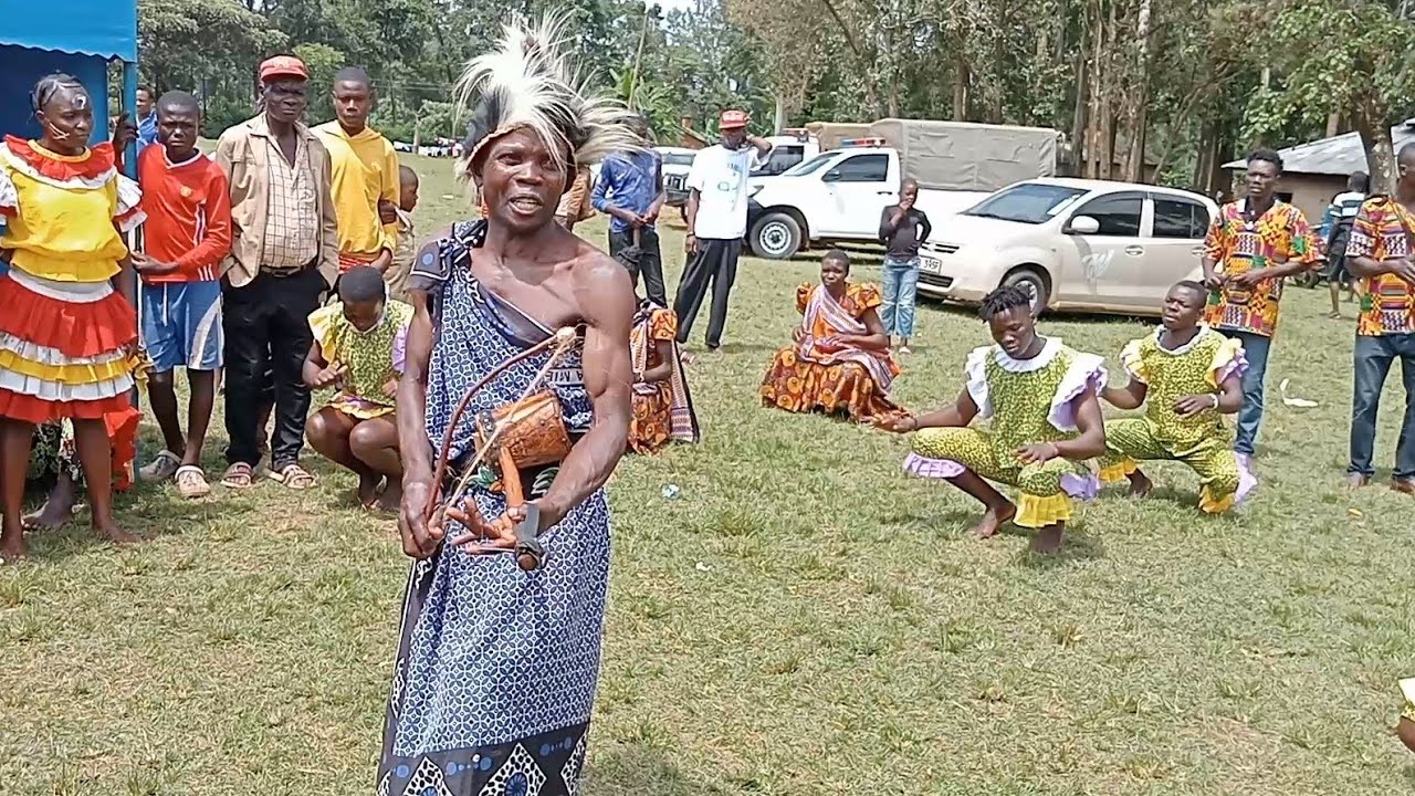 Kiwanja Ndege cultural dancers performance during Kakamega forest ...