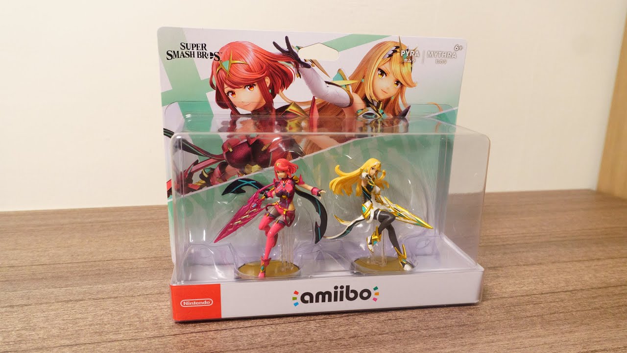 amiibo Pyra & Mythra Set - YouTube