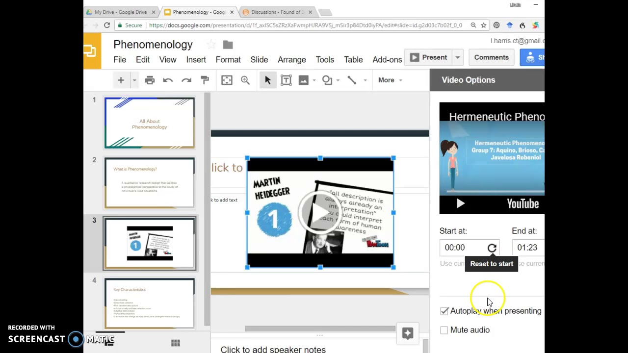 Google Slides for Discussion Board Posts - YouTube