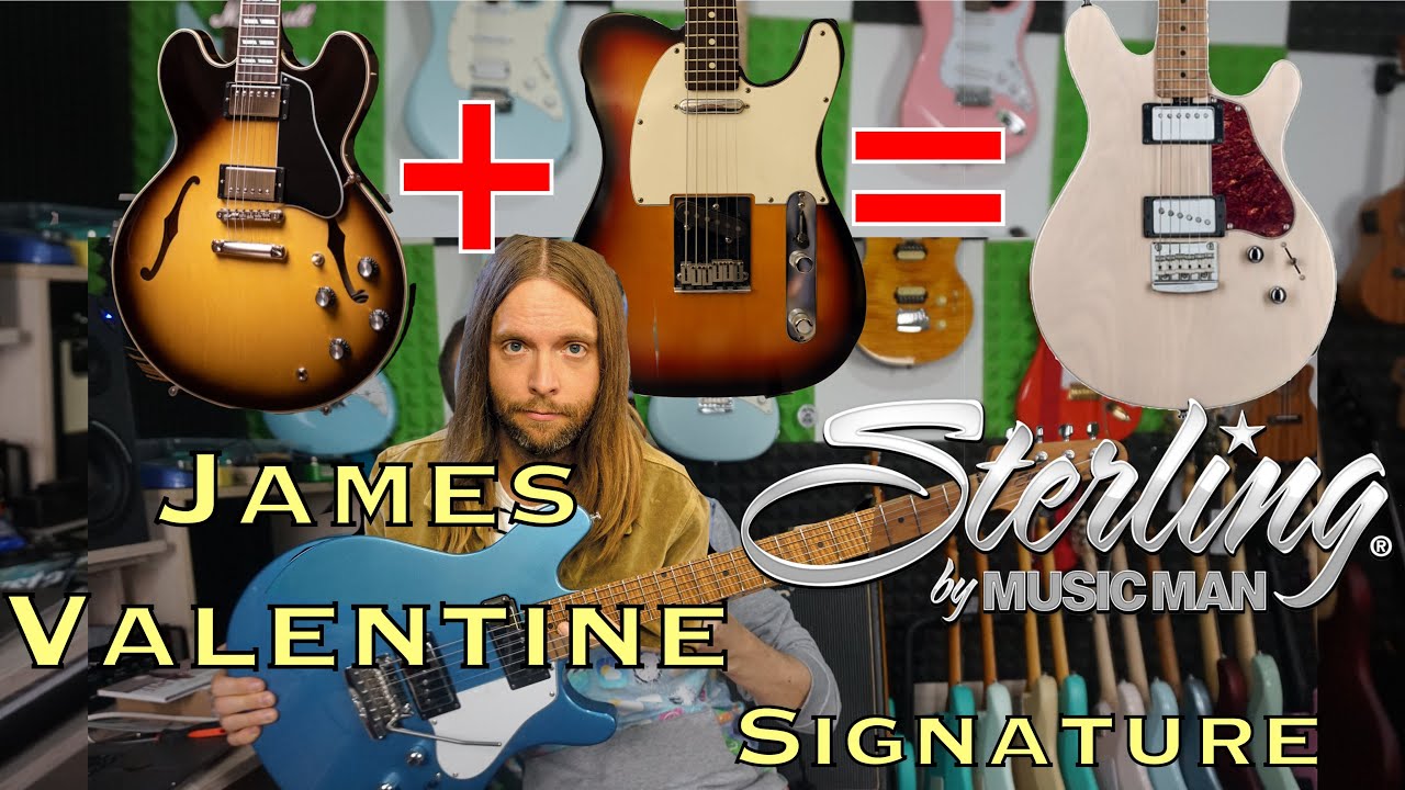 Gibson ES-345 + Fender Telecaster = Sterling by Music Man JV60T James ...