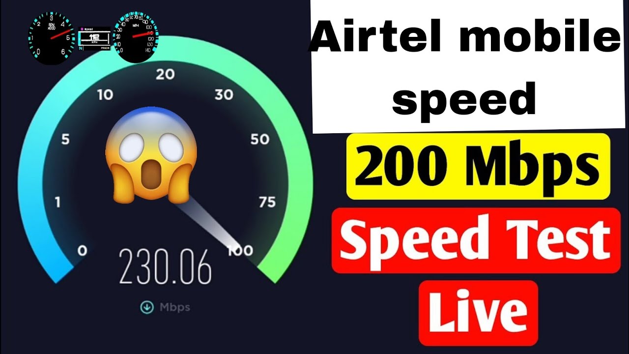 🥵🥵Airtel network speed test 😎😎😎😎 full power 230 MB per second speed oh ...