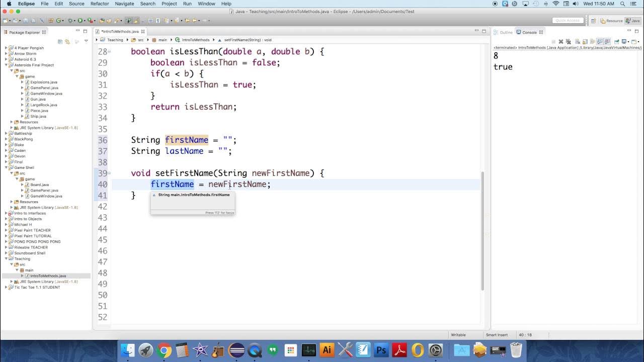 Methods 3 Void & Return types - YouTube