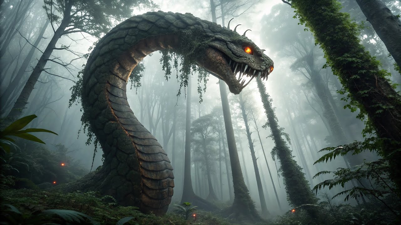 Giant Black Monster Found in Jungle 😱🌑 - YouTube