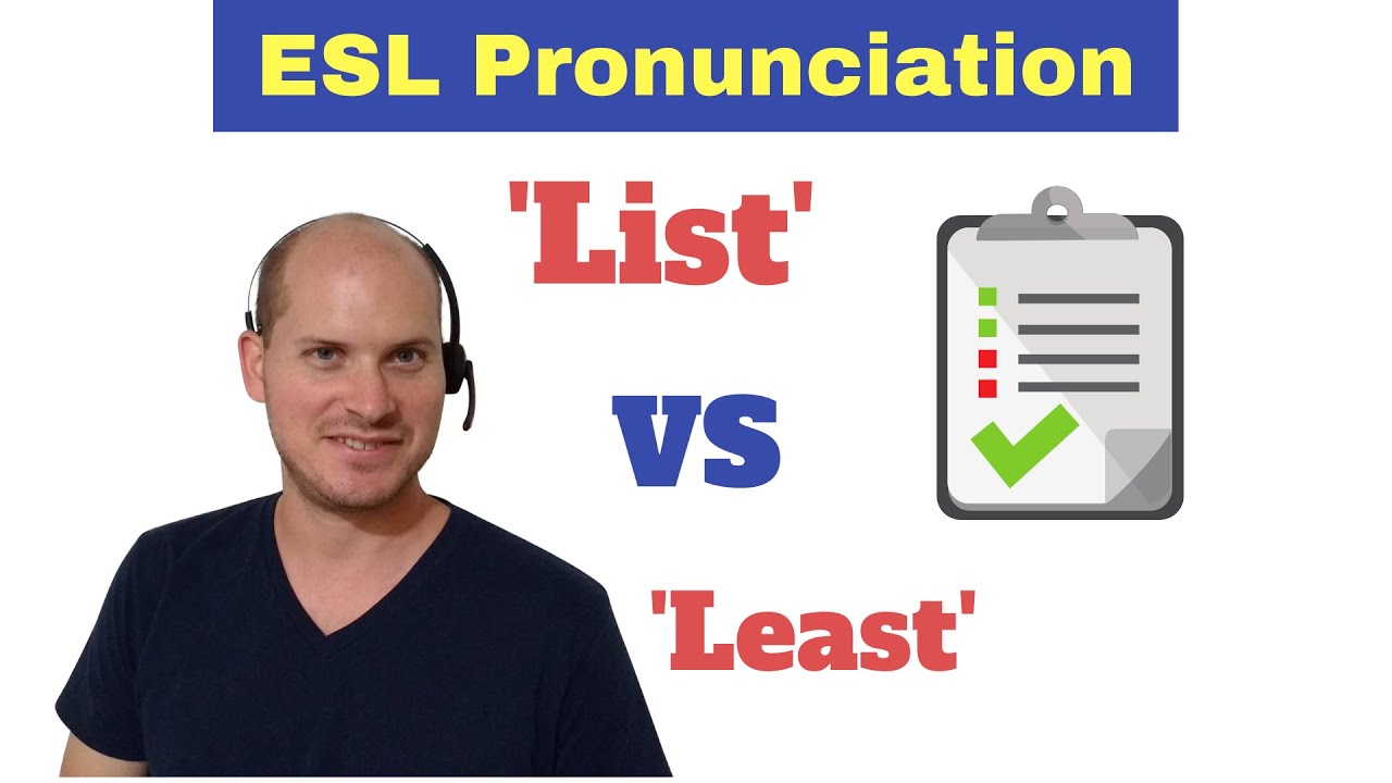 List VS Least Pronunciation ESL Lesson YouTube list-vs-least-pronunciation-esl-lesson-youtube
