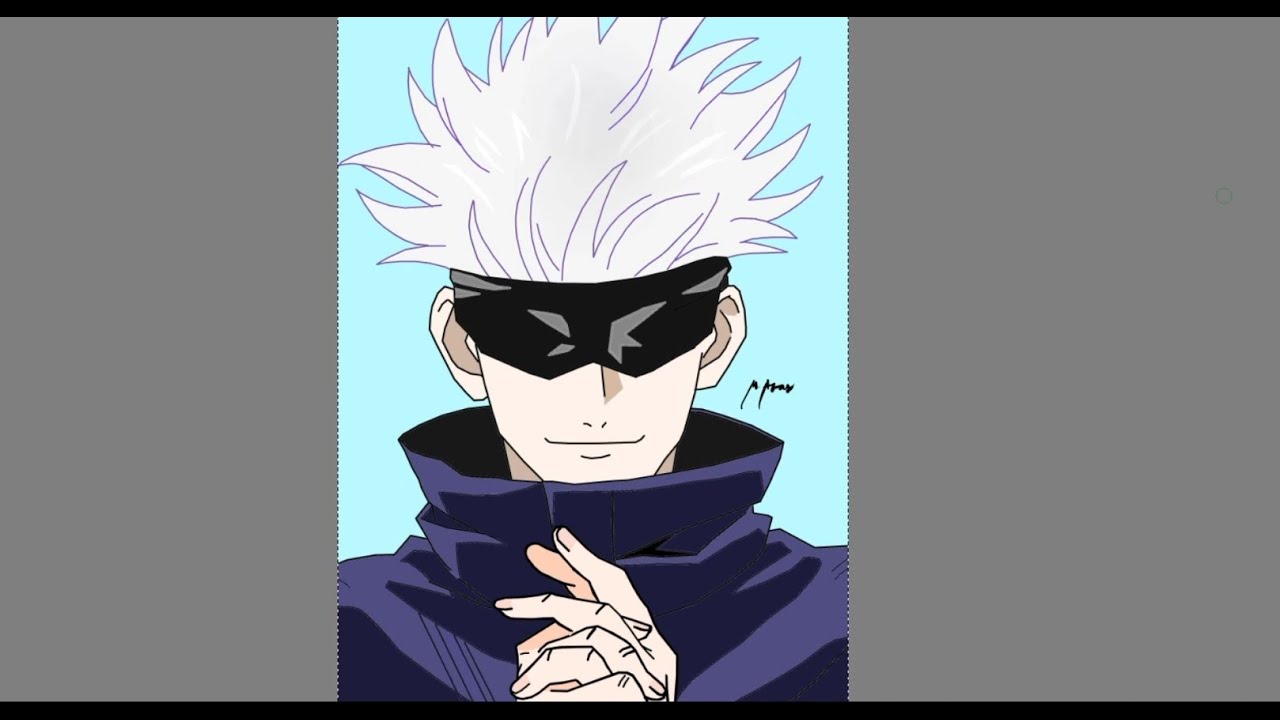 GOJO Speed Drawing - YouTube