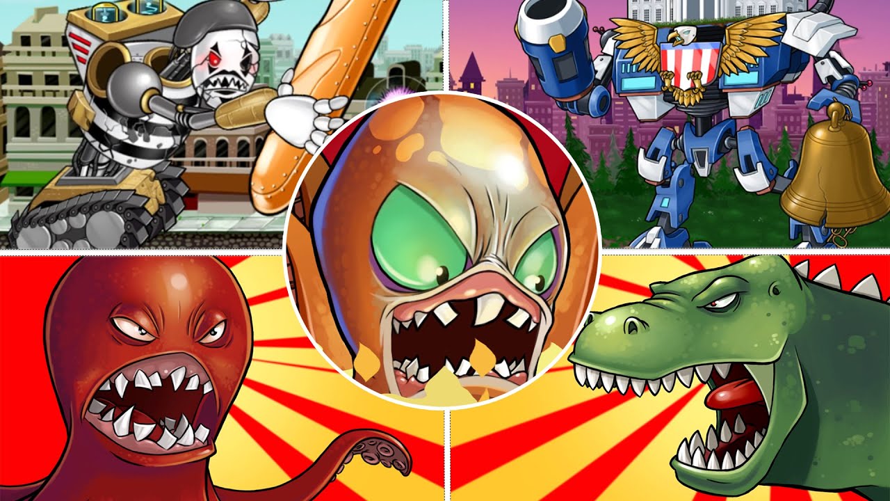 Octogeddon All Bosses (Full Option) - YouTube