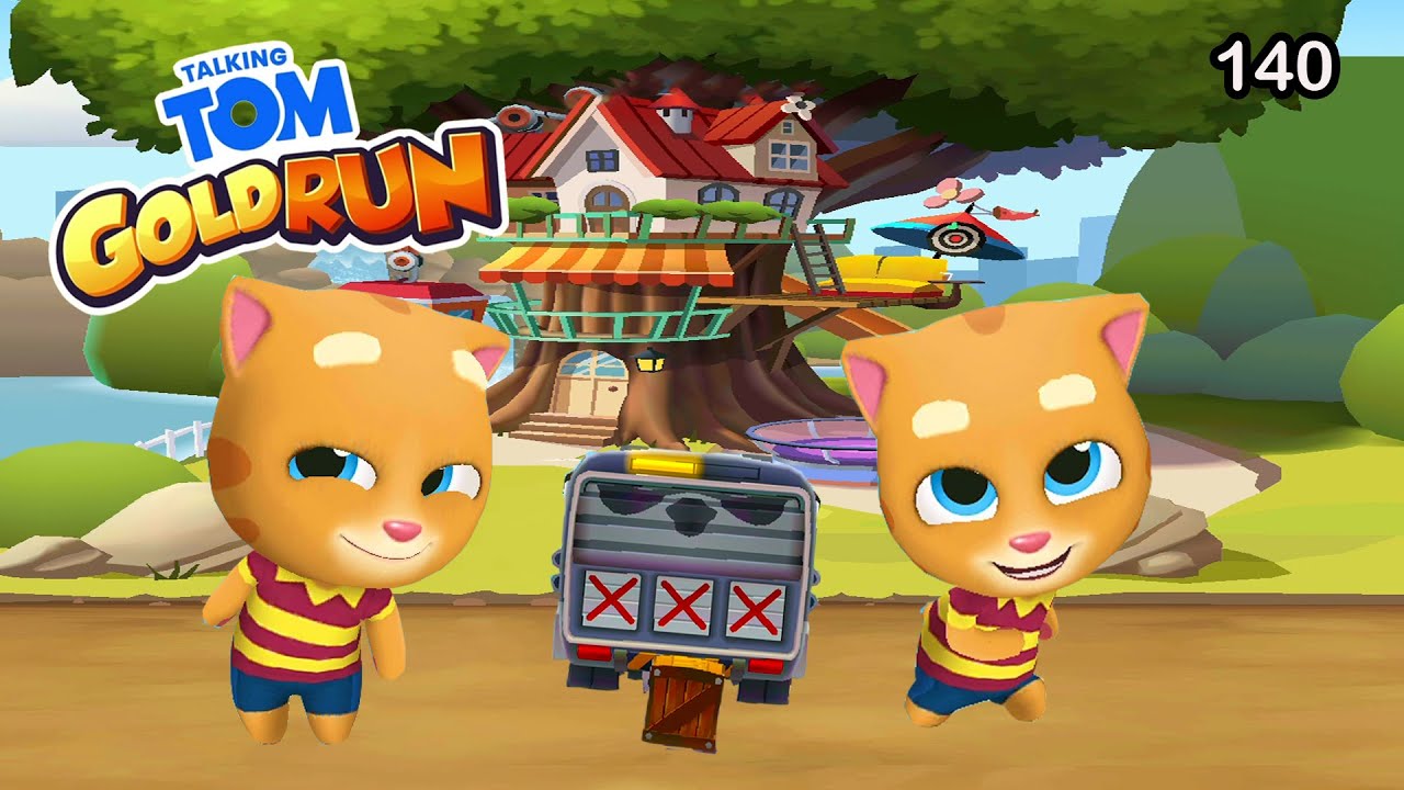 Talking Tom Gold Run Ginger At Ginger Forest Fun Gameplay/Walkthrough ...