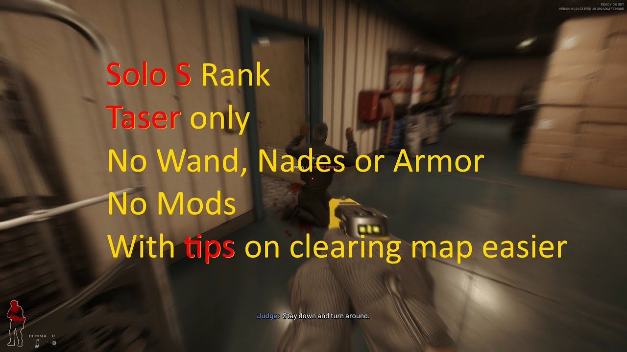 Clearing the worst map in RoN - Ready Or Not Greased Palms Solo S Rank ...