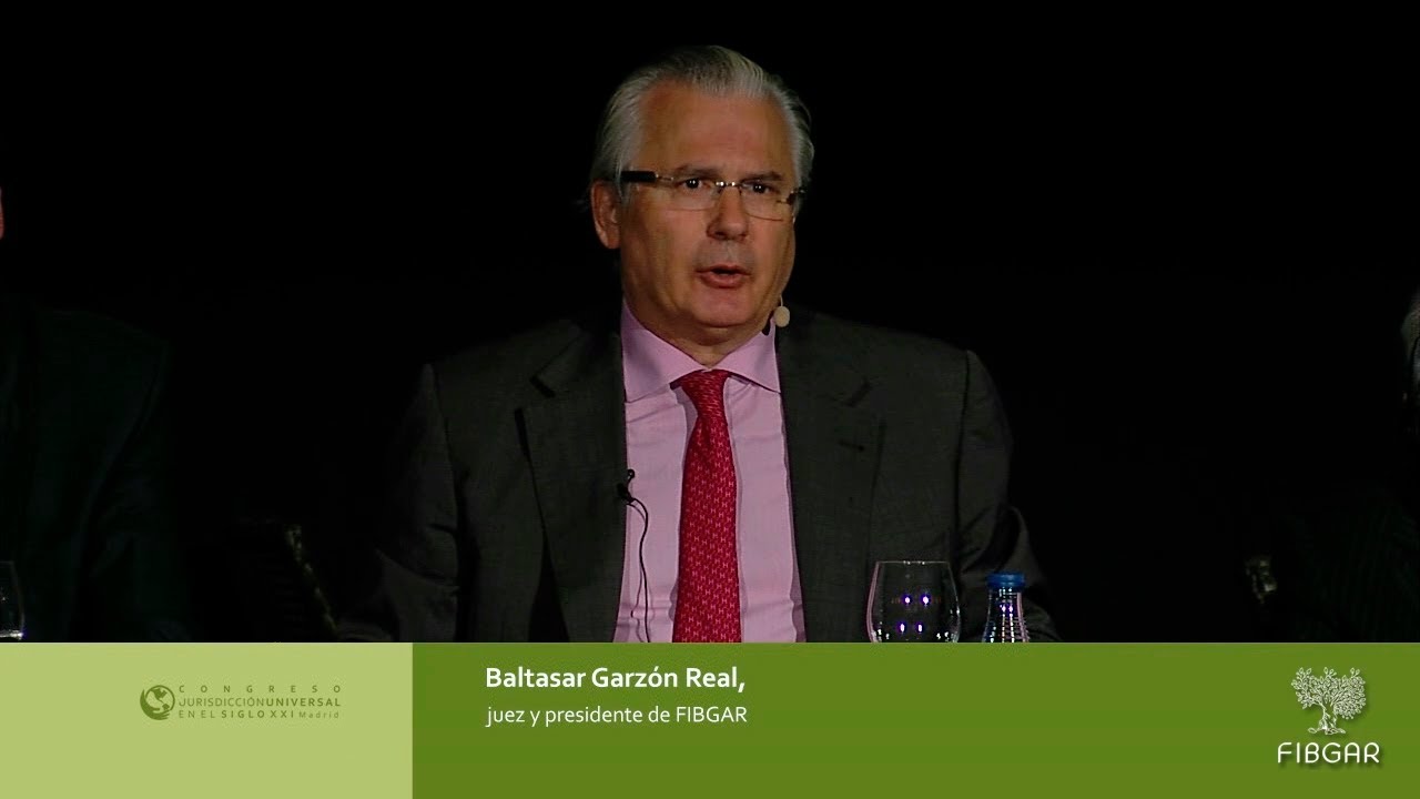 ACTO INAUGURAL Baltasar Garzón, juez y Presidente de FIBGAR - YouTube
