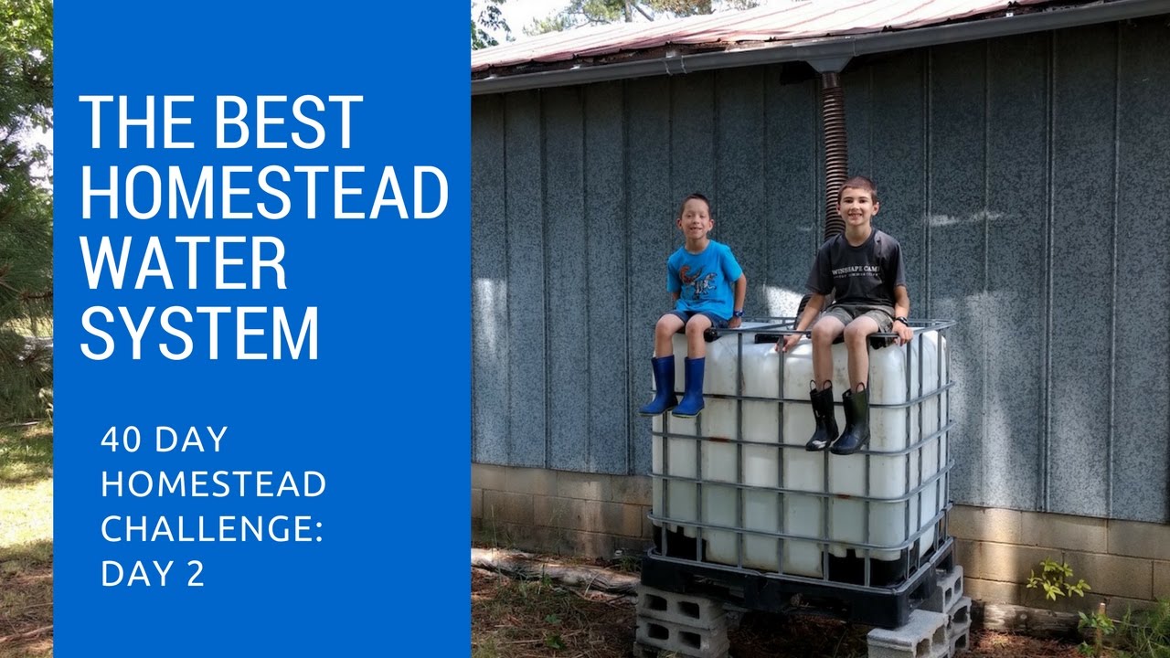 Building the Best Homestead Water System Ever! - YouTube