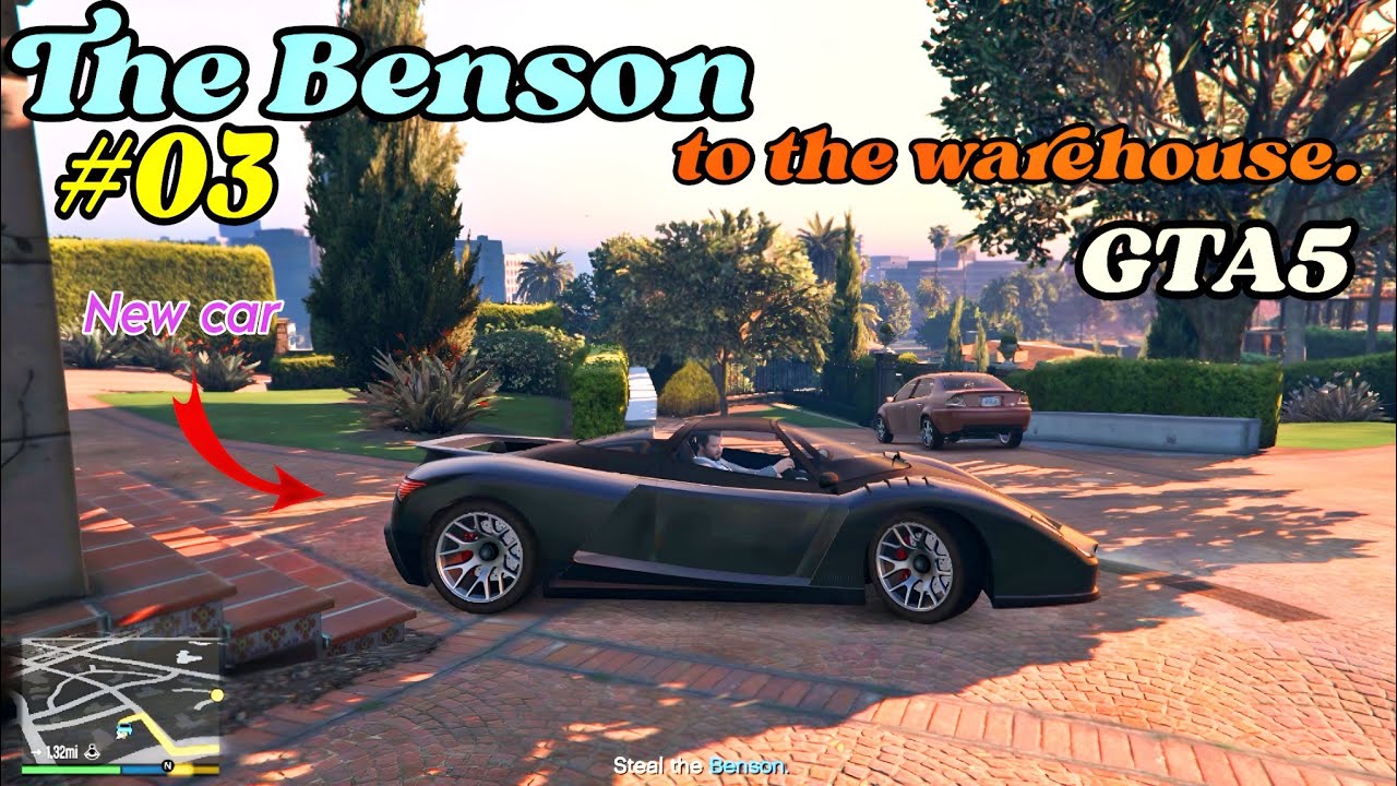 Deliver The Benson to the warehouse. #03 (Grand Theft Auto 5) - YouTube