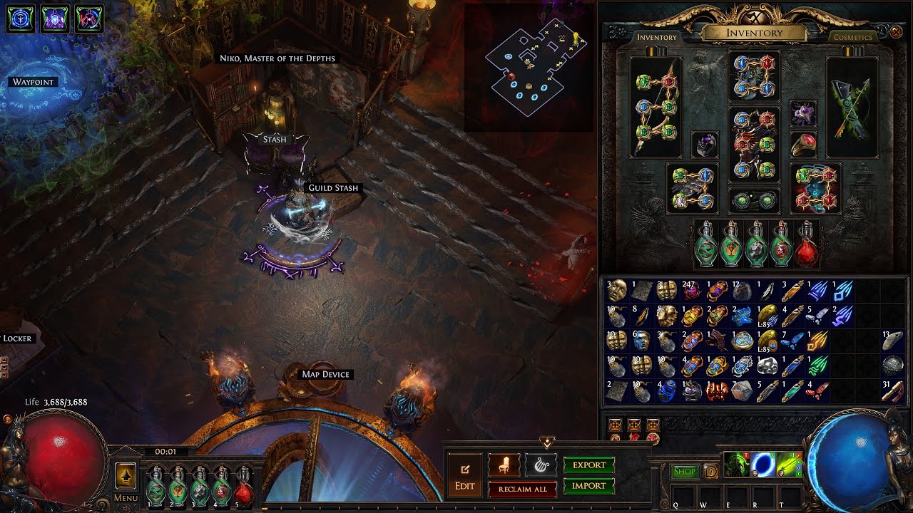 Path of Exile Leveling - Death's Oath farming & PC Raider T16 maps ...