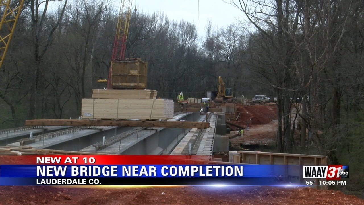 New Shoals Bridge Nearing Completion - YouTube