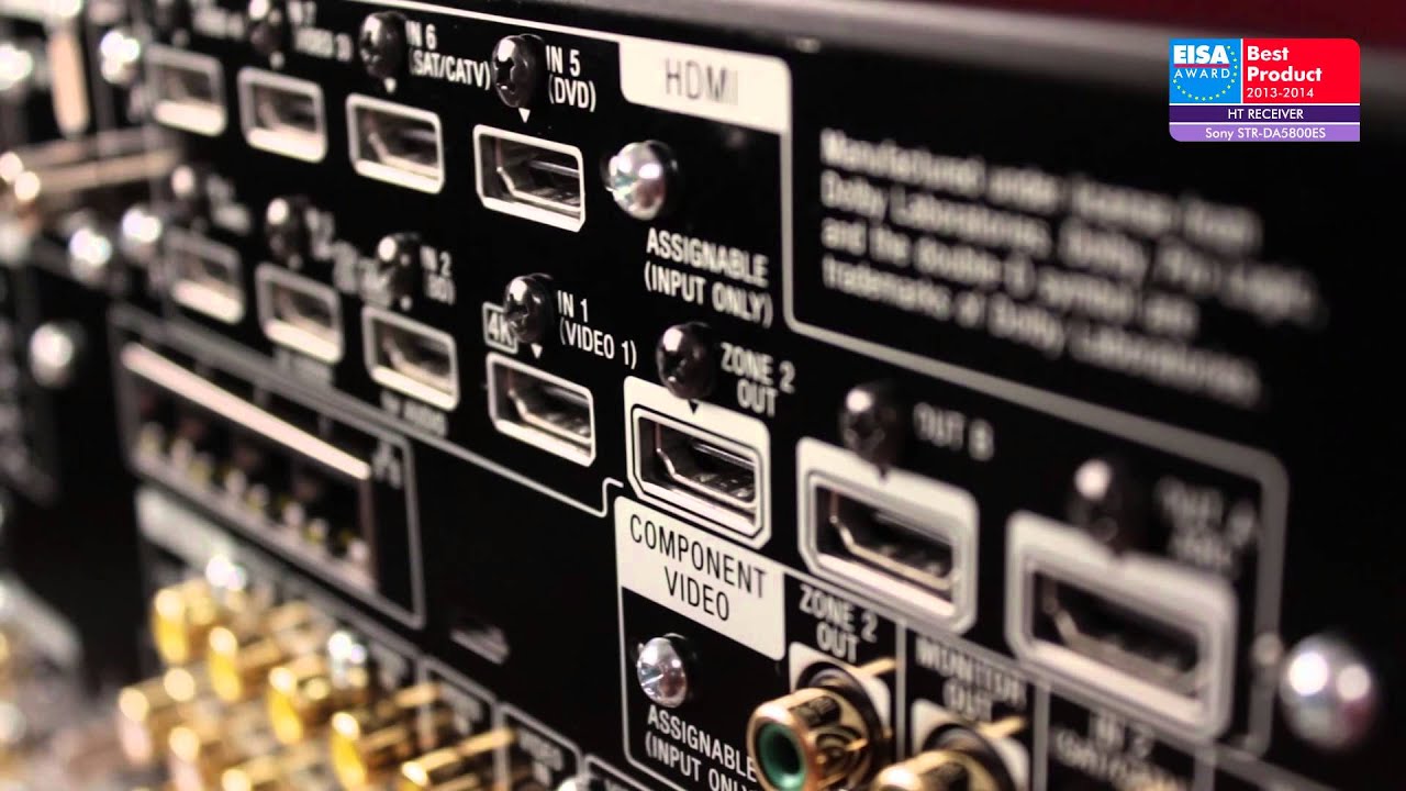 EUROPEAN HT RECEIVER 2013-2014 - SONY STR-DA5800ES - YouTube