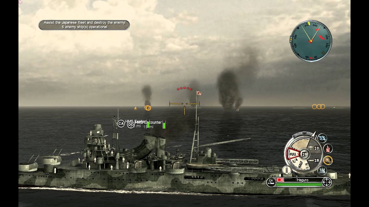 Battlestations: Pacific Japanese Walkthrough 3 "Battle of Java Sea" HD ...