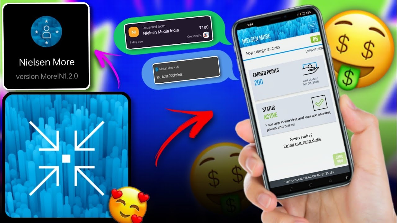 Nielsen More Money Earning App Review 🤑 Monthly ₹150-₹200 Without ...